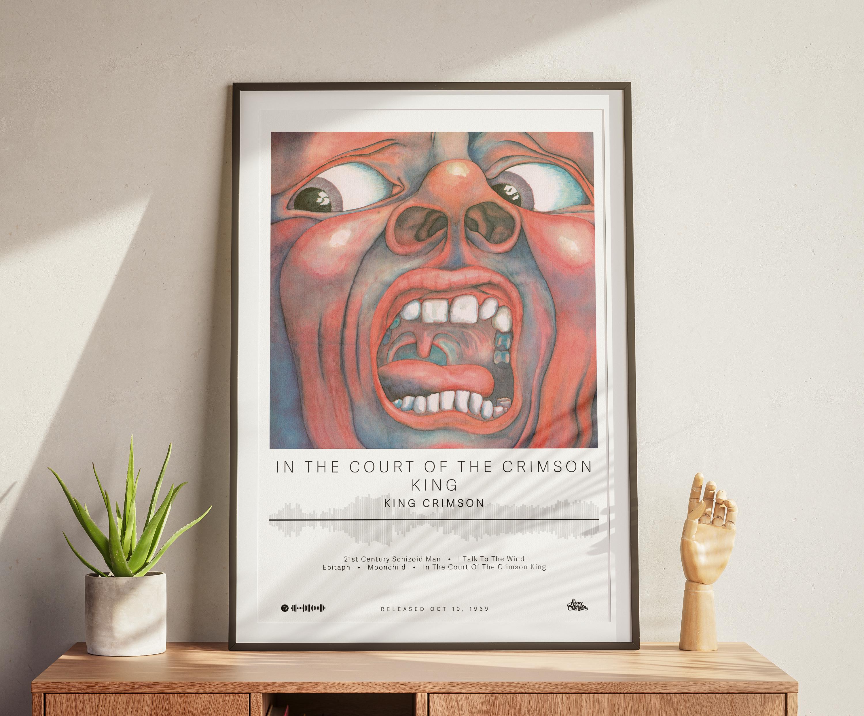 King Crimson Poster | in the Court of the Crimson King Poster | Album ...
