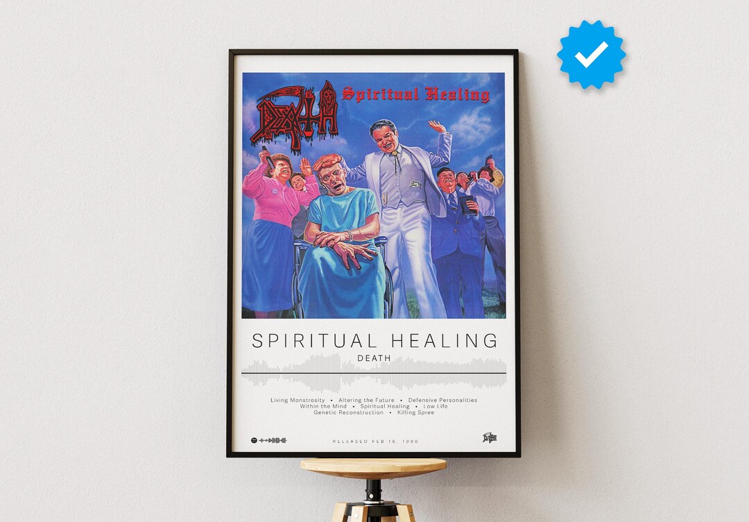 Death Poster | Spiritual Healing Poster | Album Poster Prints | Wall ...