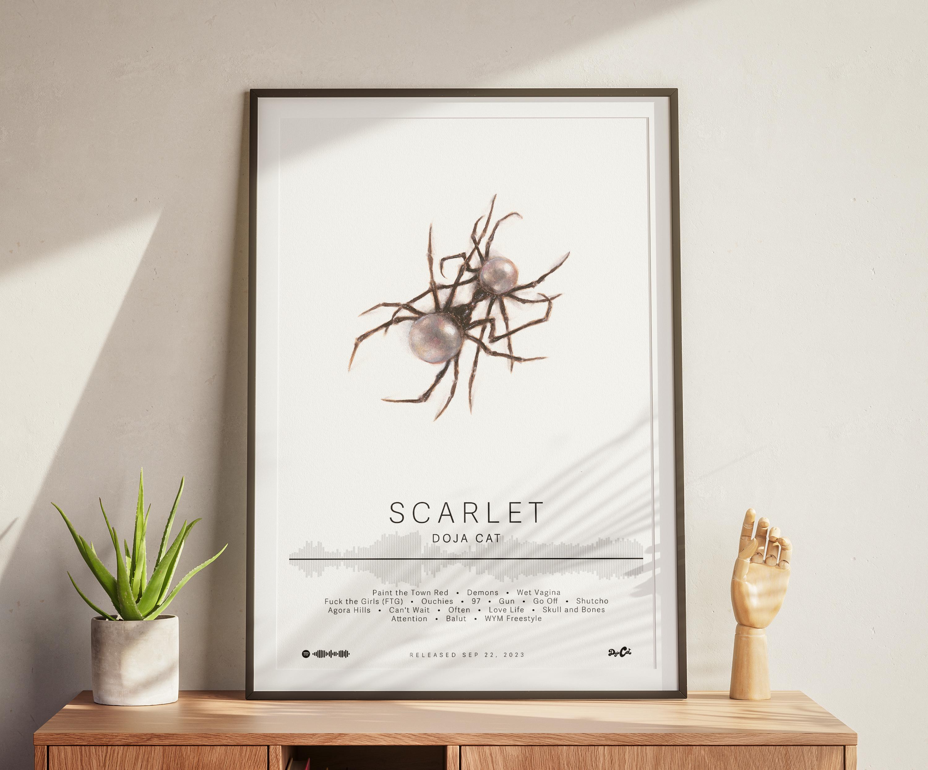 Doja Cat Poster | Scarlet Poster | Album Poster Prints | Wall Decor ...