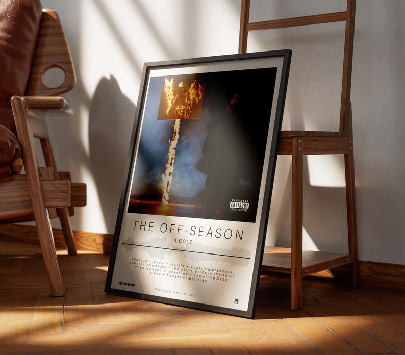 J Cole Poster | the Off-season Poster | Album Poster Prints | Wall ...