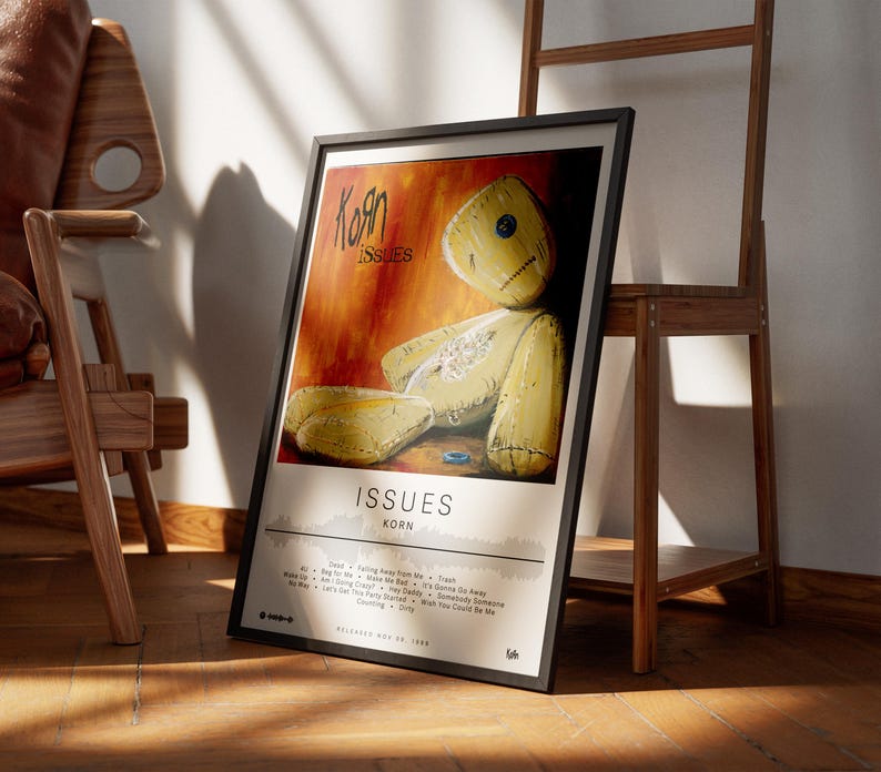 Korn Poster | Issues Poster | Album Poster Prints | Wall Decor Posters ...