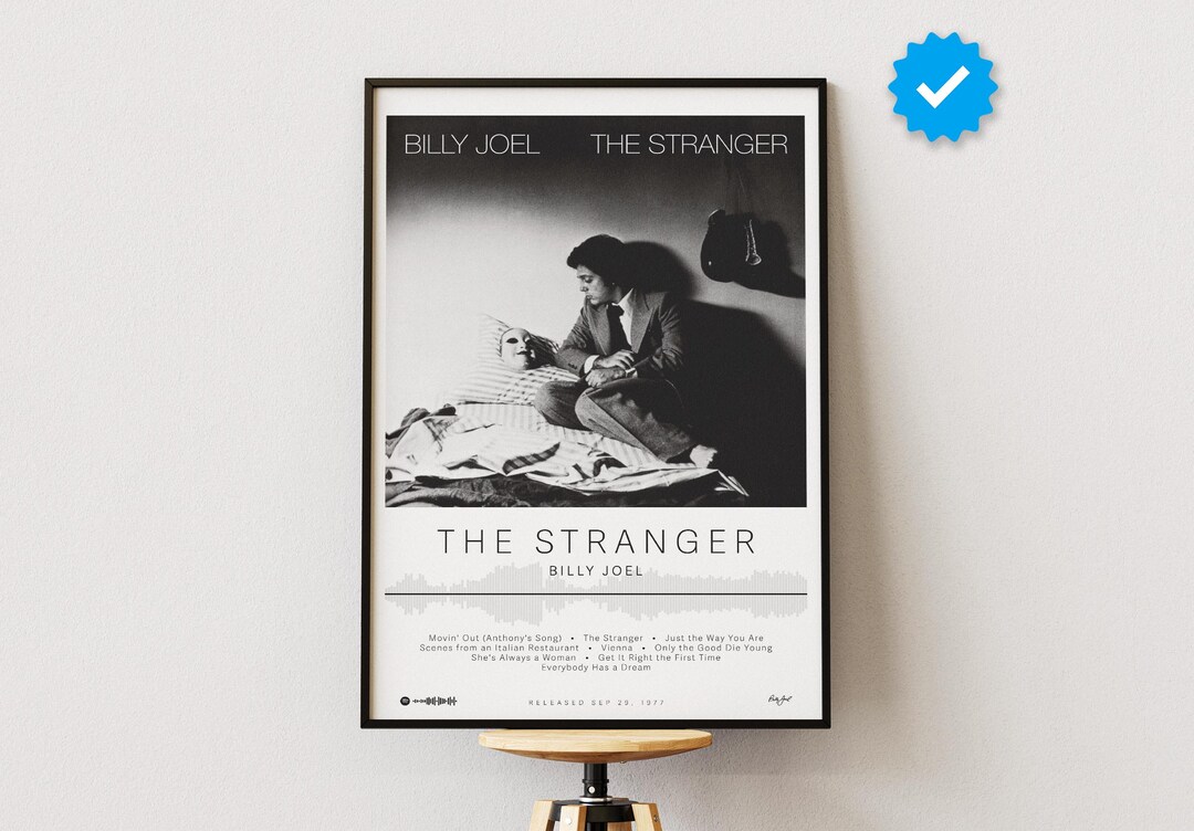Billy Joel Poster | the Stranger Poster | Album Poster Prints | Wall ...