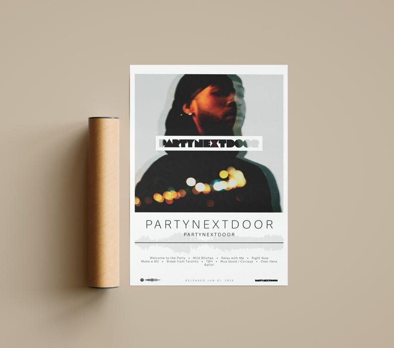 Partynextdoor Poster | Partynextdoor Print | Album Poster Prints | Wall ...