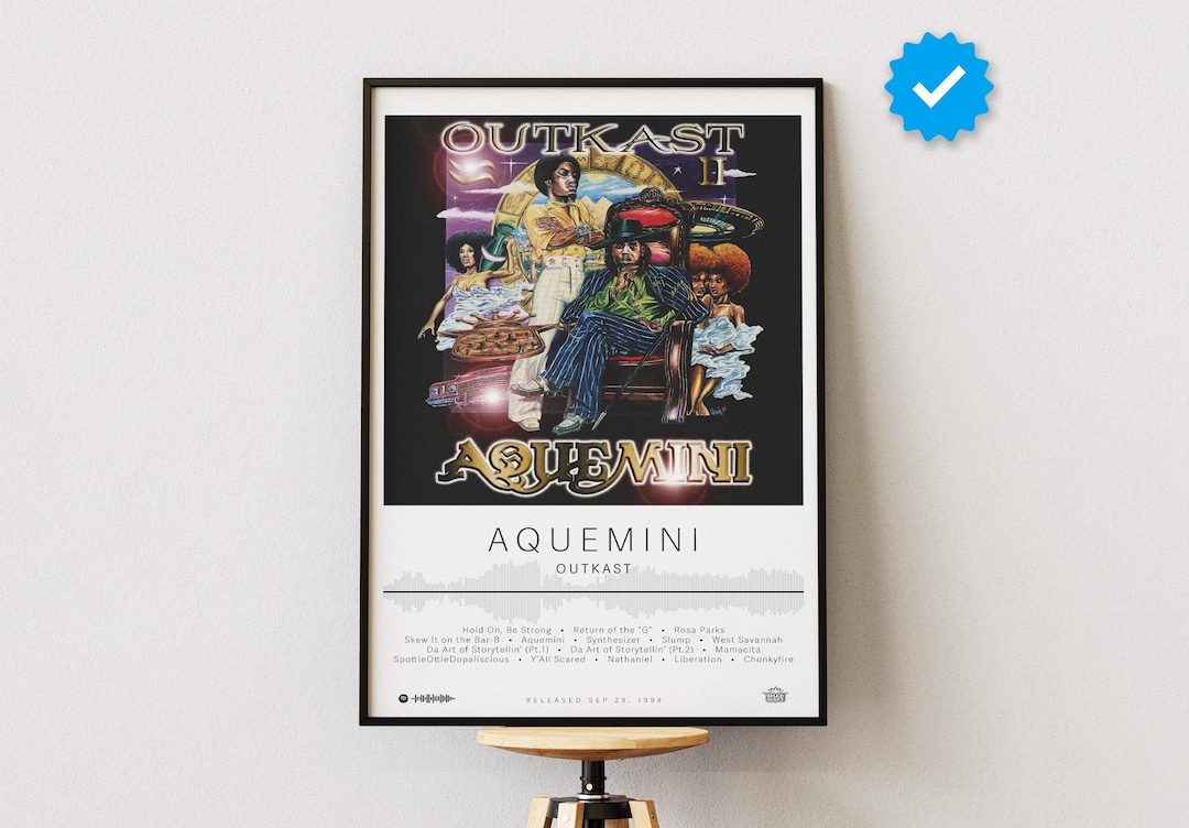 Outkast Poster | Aquemini Poster | Album Poster Prints | Wall Decor ...