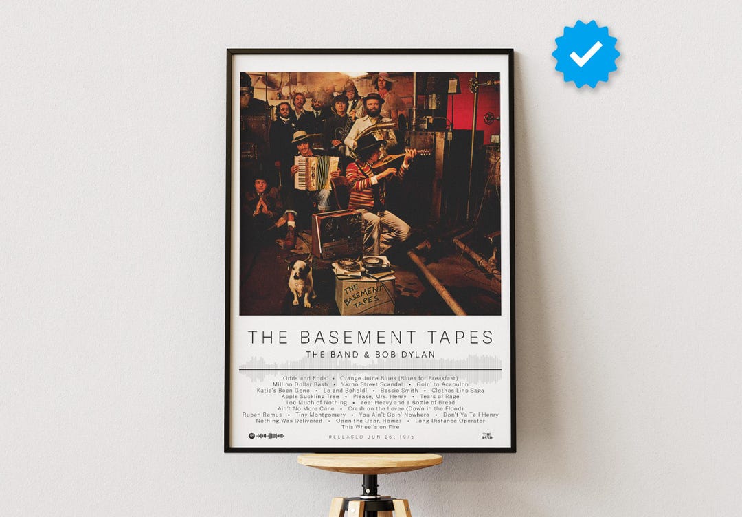 The Band Poster | the Basement Tapes Poster | Album Poster Prints ...