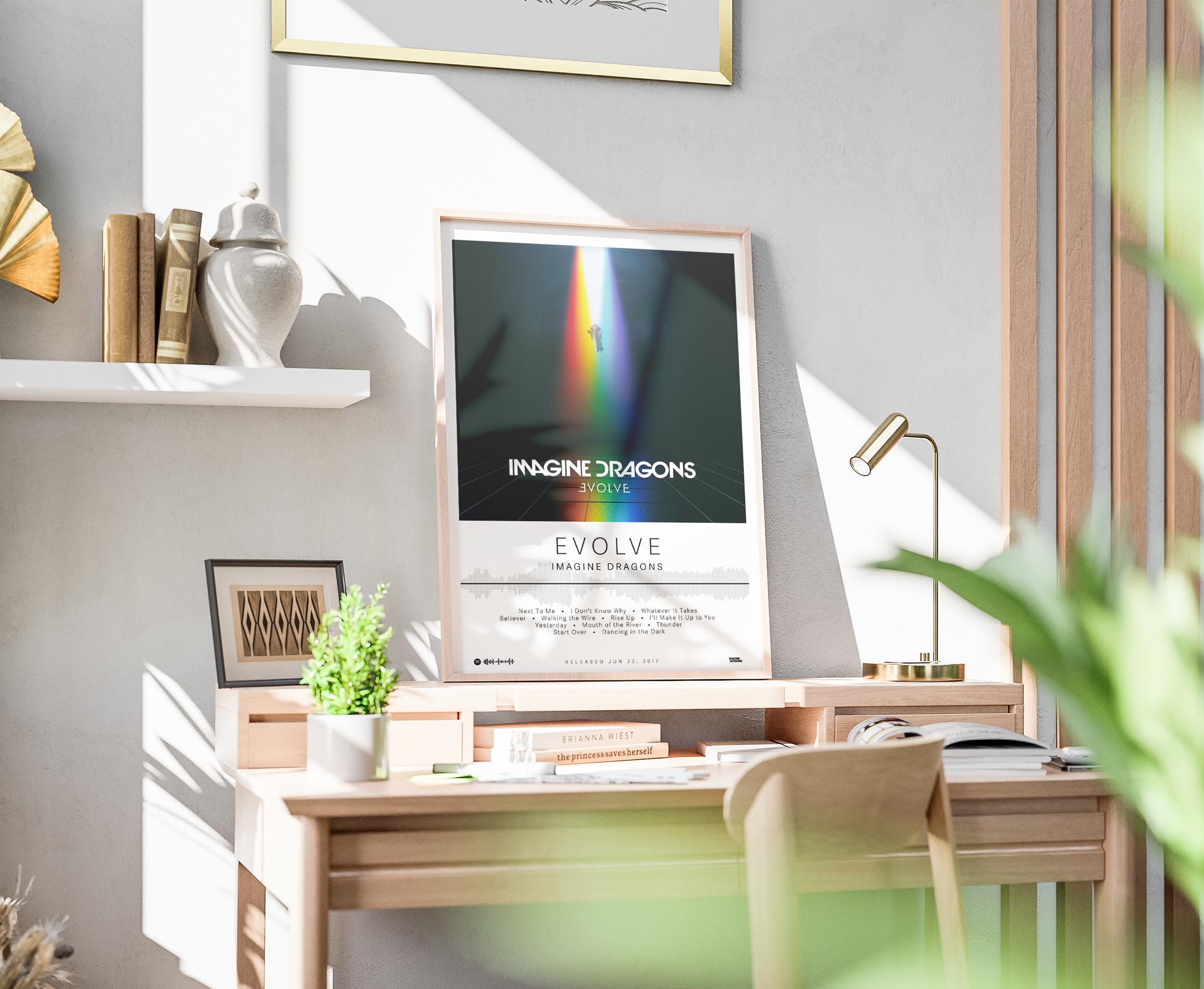 Imagine Dragons Poster | Evolve Poster | Album Poster Prints | Wall ...