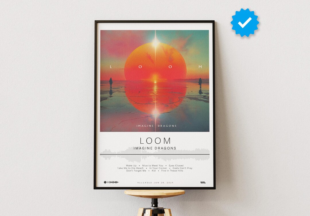 Imagine Dragons Poster | Loom Poster | Album Poster Prints | Wall Decor ...