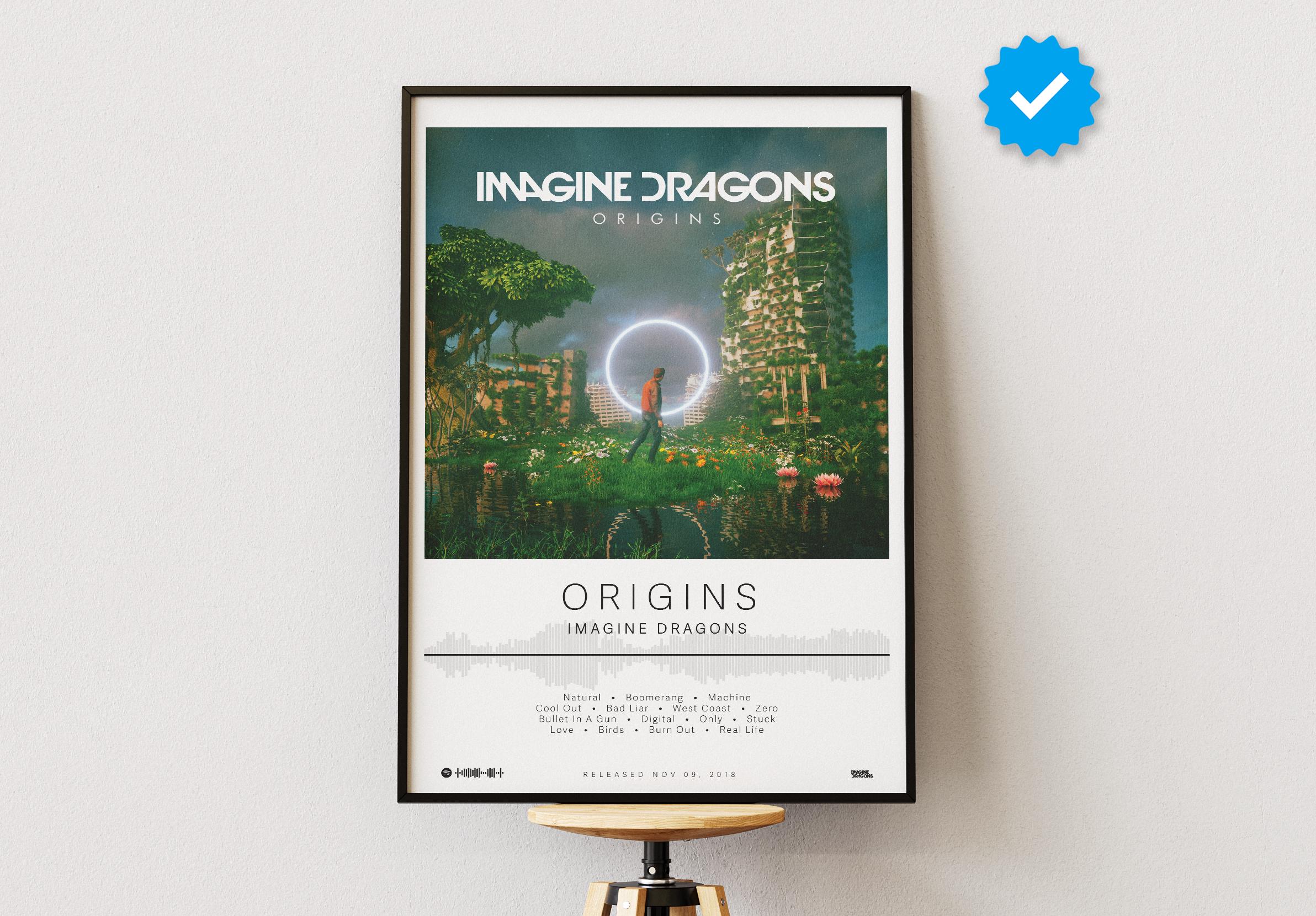 Imagine Dragons Poster | Origins Poster | Album Poster Prints | Wall ...