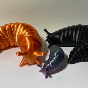 Friendly Slug Articulated Fidget Toy / Flexible Squirmy - Etsy