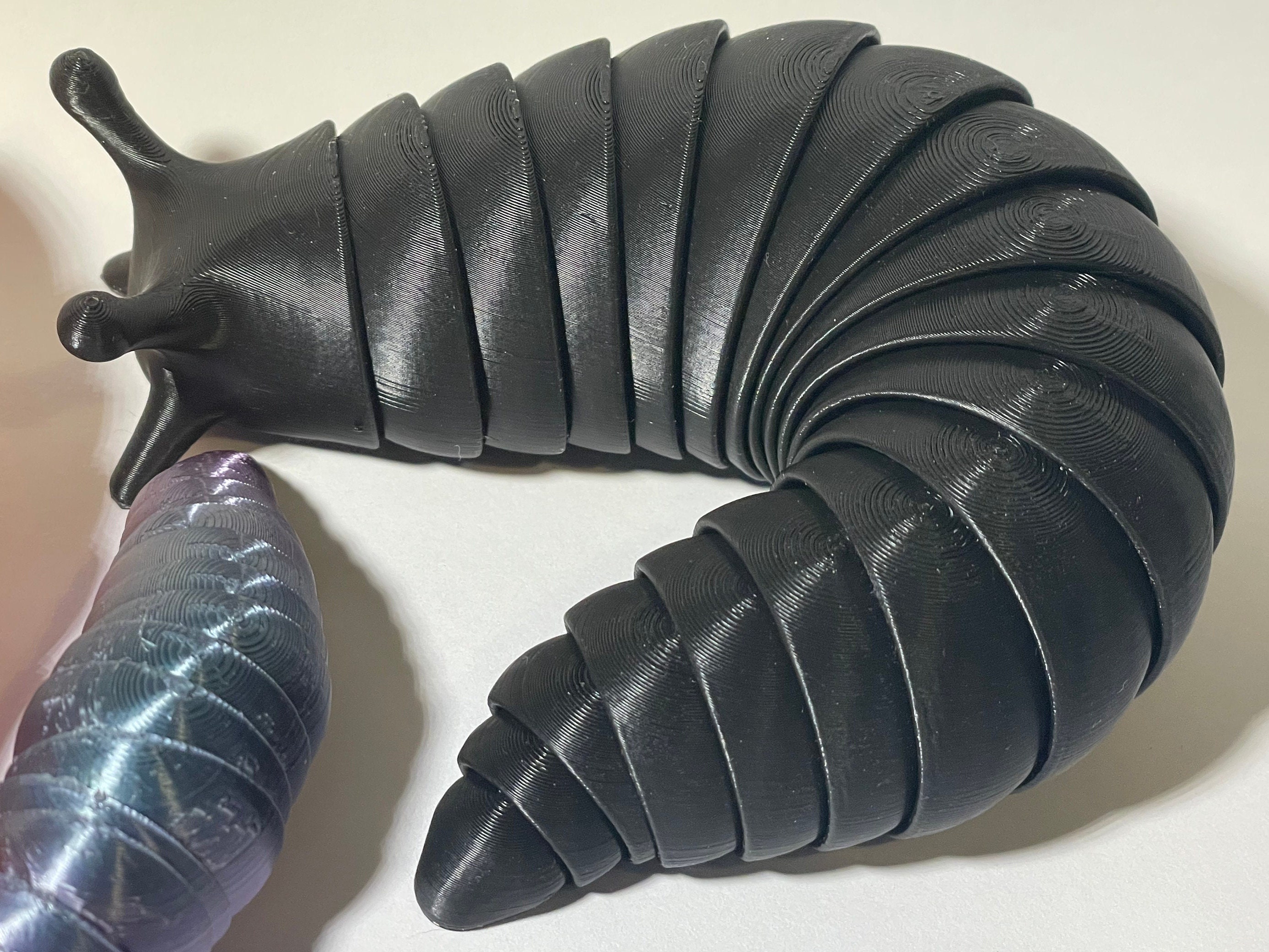 Friendly Slug Articulated Fidget Toy / Flexible Squirmy - Etsy