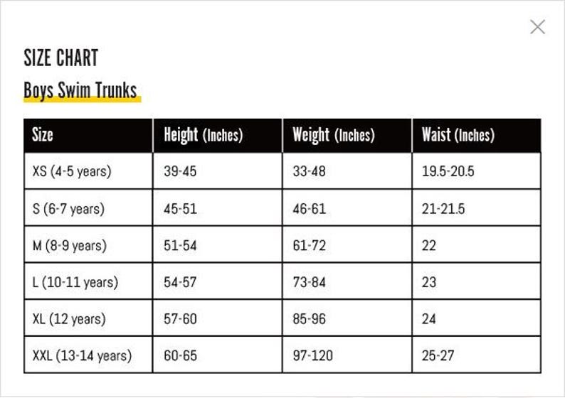 Boys Swim Trunk Godzilla-king-of-the-monsters-movie - Etsy