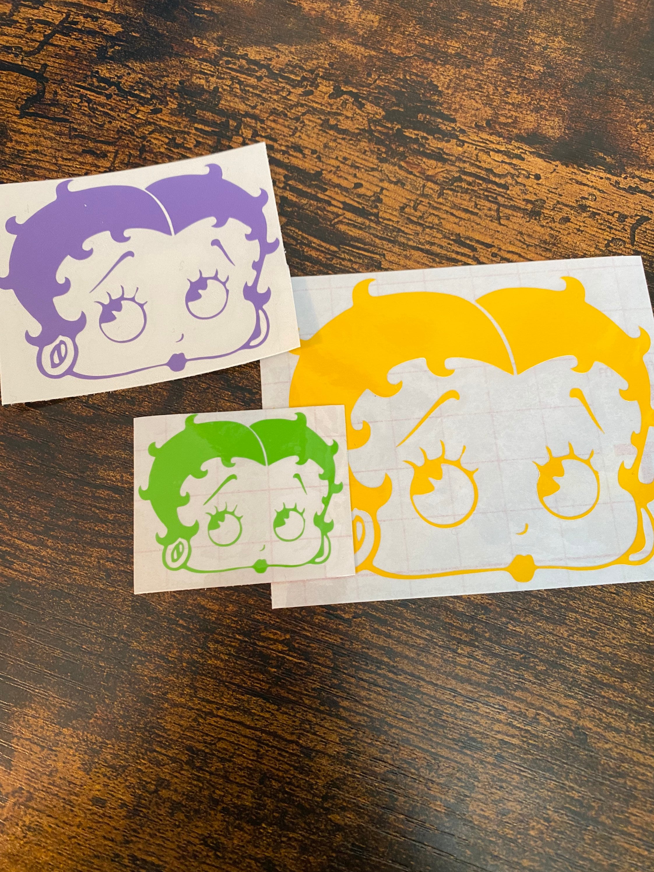 Betty Boop Sticker Betty Boop Vinyl Betty Boop Decal Cartoon Sticker - Etsy