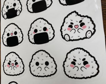 Onigiri Stickers - Etsy