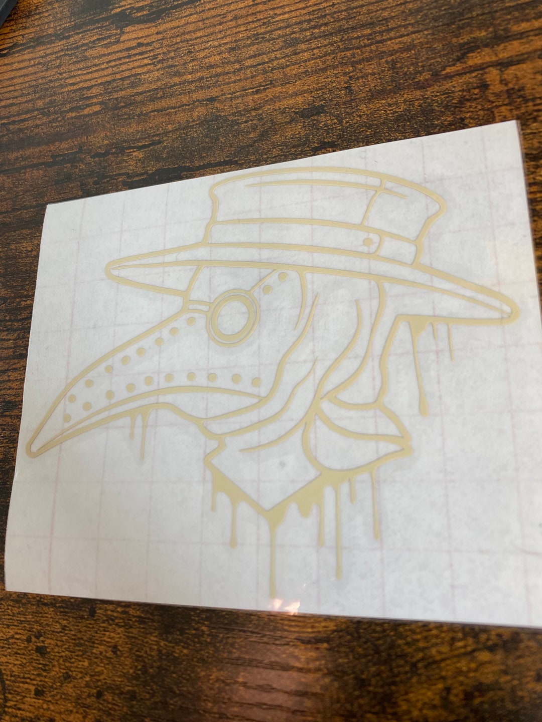 Plague Doctor Sticker Decal Disease Sticker - Etsy