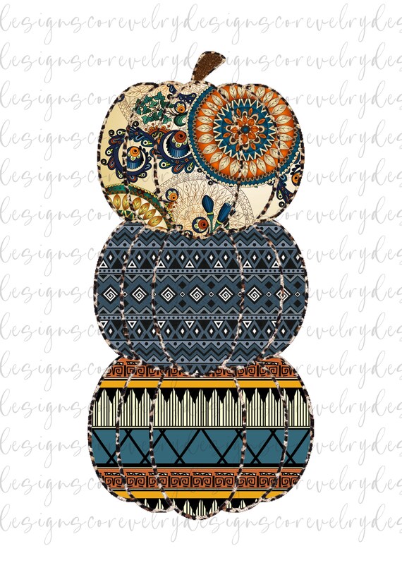 Aztec Pumpkins PNG Fall Aztec Pattern Cute Chic - Etsy