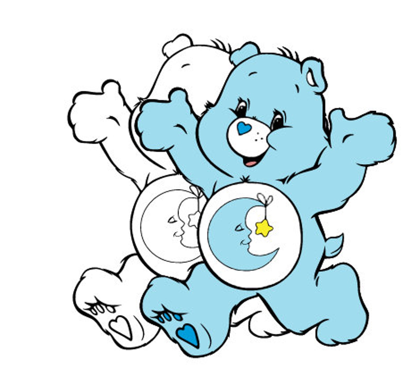 Care Bears Bedtime Bear SVG - Etsy