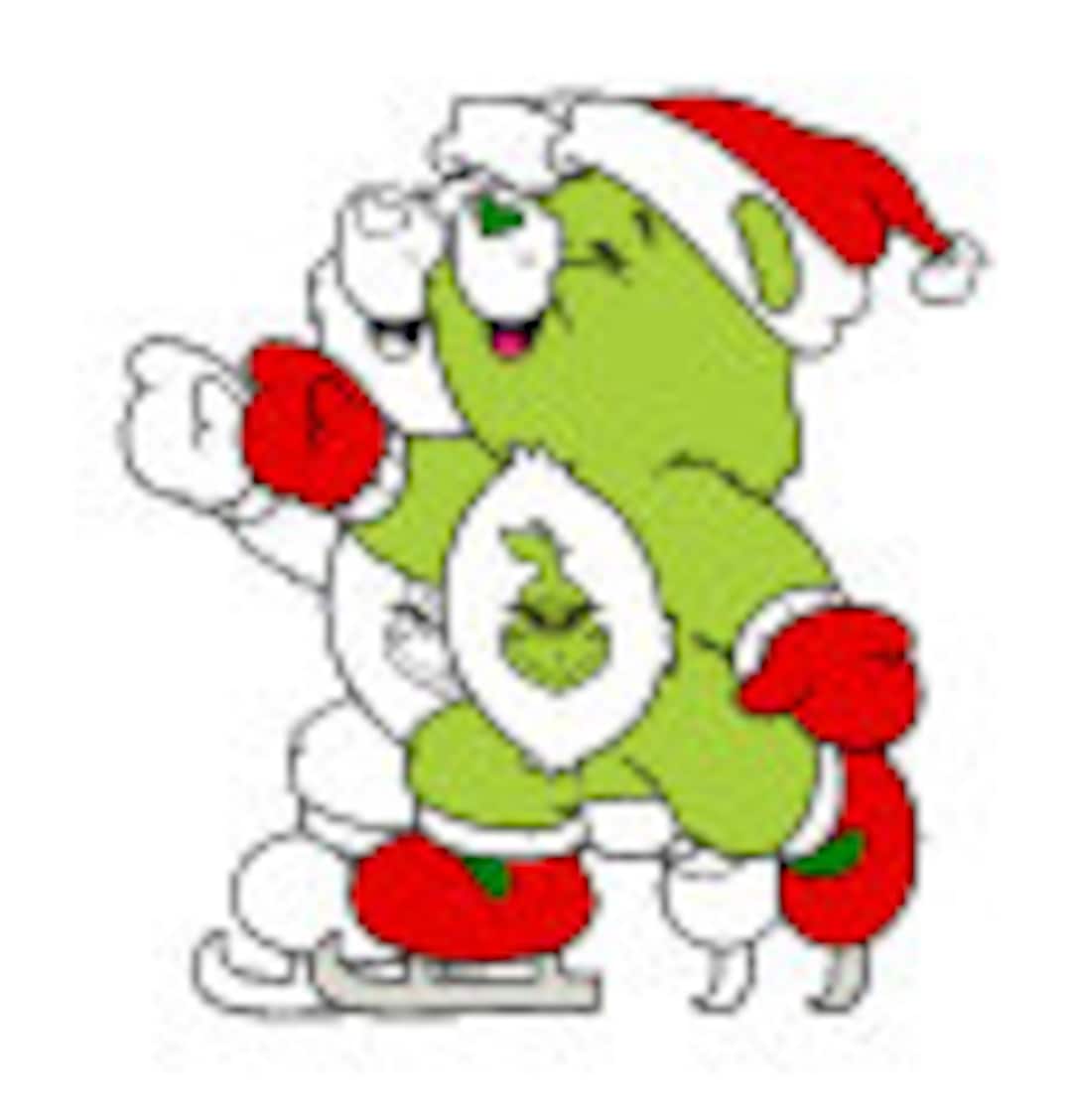 Care Bears Grinch Bear SVG - Etsy Australia