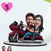 Motorcycle Custom Cartoon Trinket Long Distance Boyfriend - Etsy