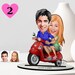 Motorcycle Custom Cartoon Trinket Long Distance Boyfriend - Etsy