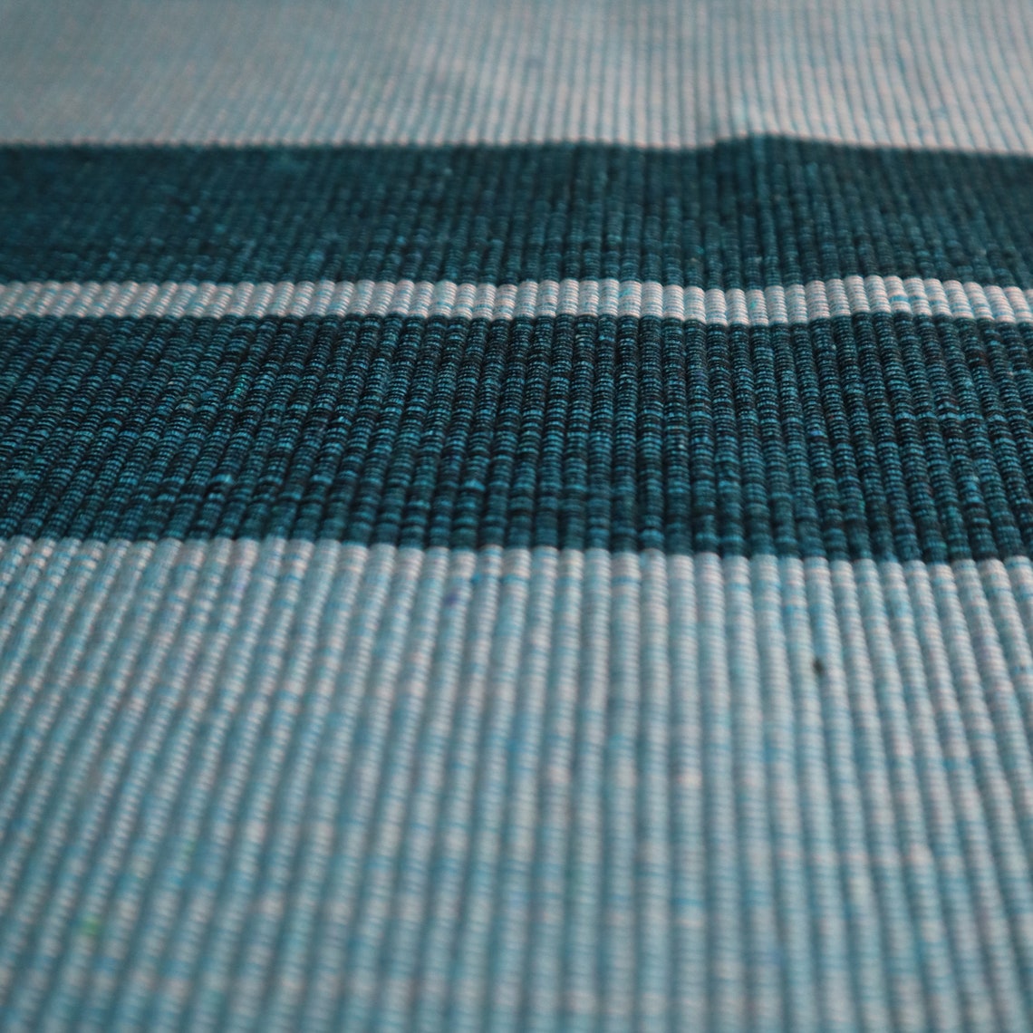 Filipino Inabel Fabric Wasig Pattern Placemat Ocean Blue - Etsy