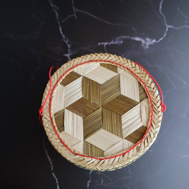 Thai Lao Bamboo Sticky Rice Basket (small 1-2 Portion)- Kratip, Kra-tip ...