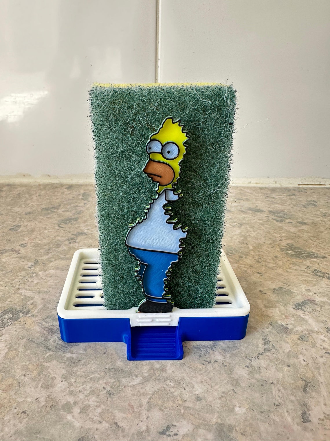 Homer Simpson Washing up Sponge Holder. - Etsy