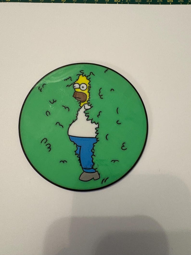 Homer Simpson Coaster - Etsy