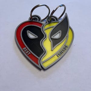 Deadpool and Wolverine ‘best Friends' Keyrings - Etsy