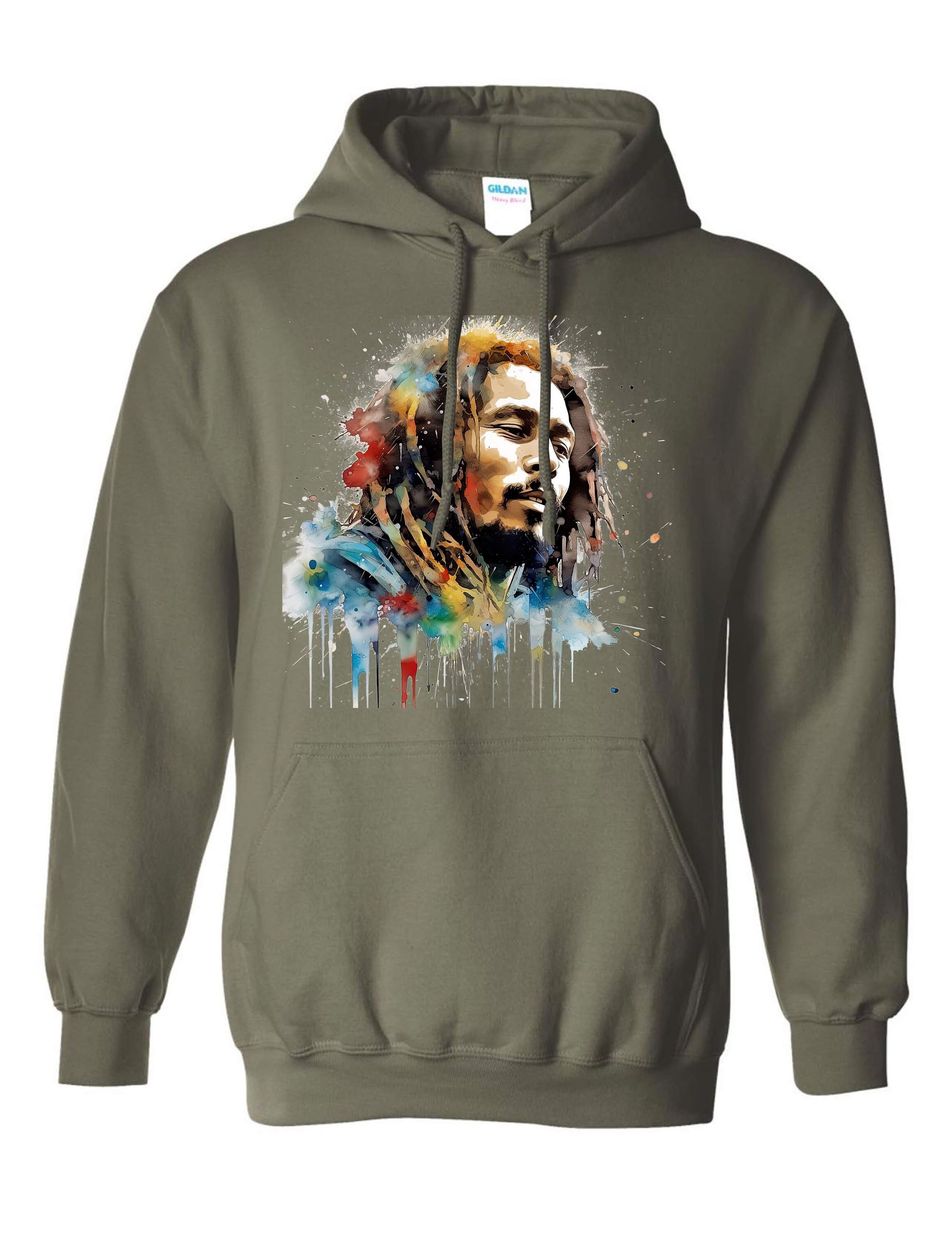 Bob Marley Jacket,bob Marley Sweatshirt, Bob Marley,hoodies Rasta ...