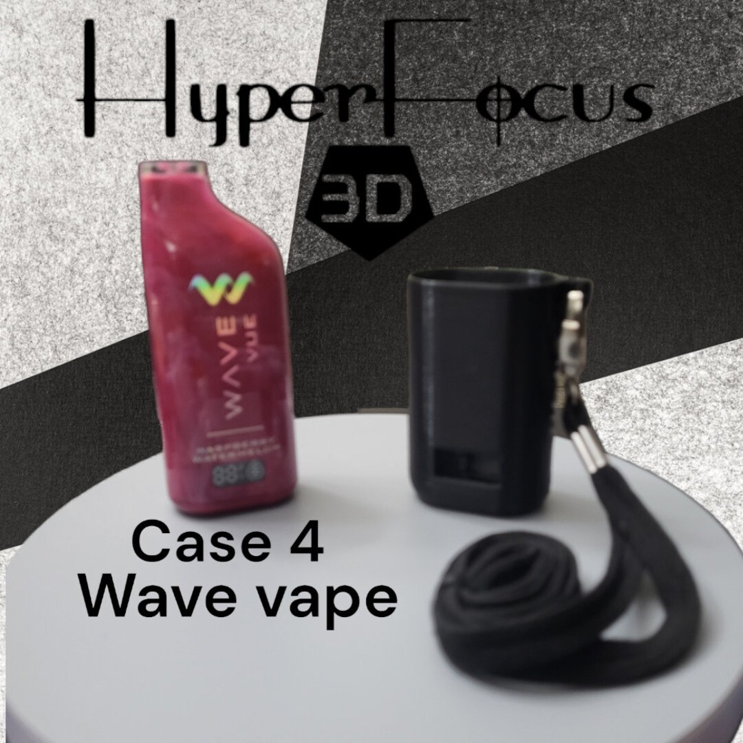 WAVE VUE Flexible Vape Case / Holder W/ Lanyard, Protective Vape Case ...