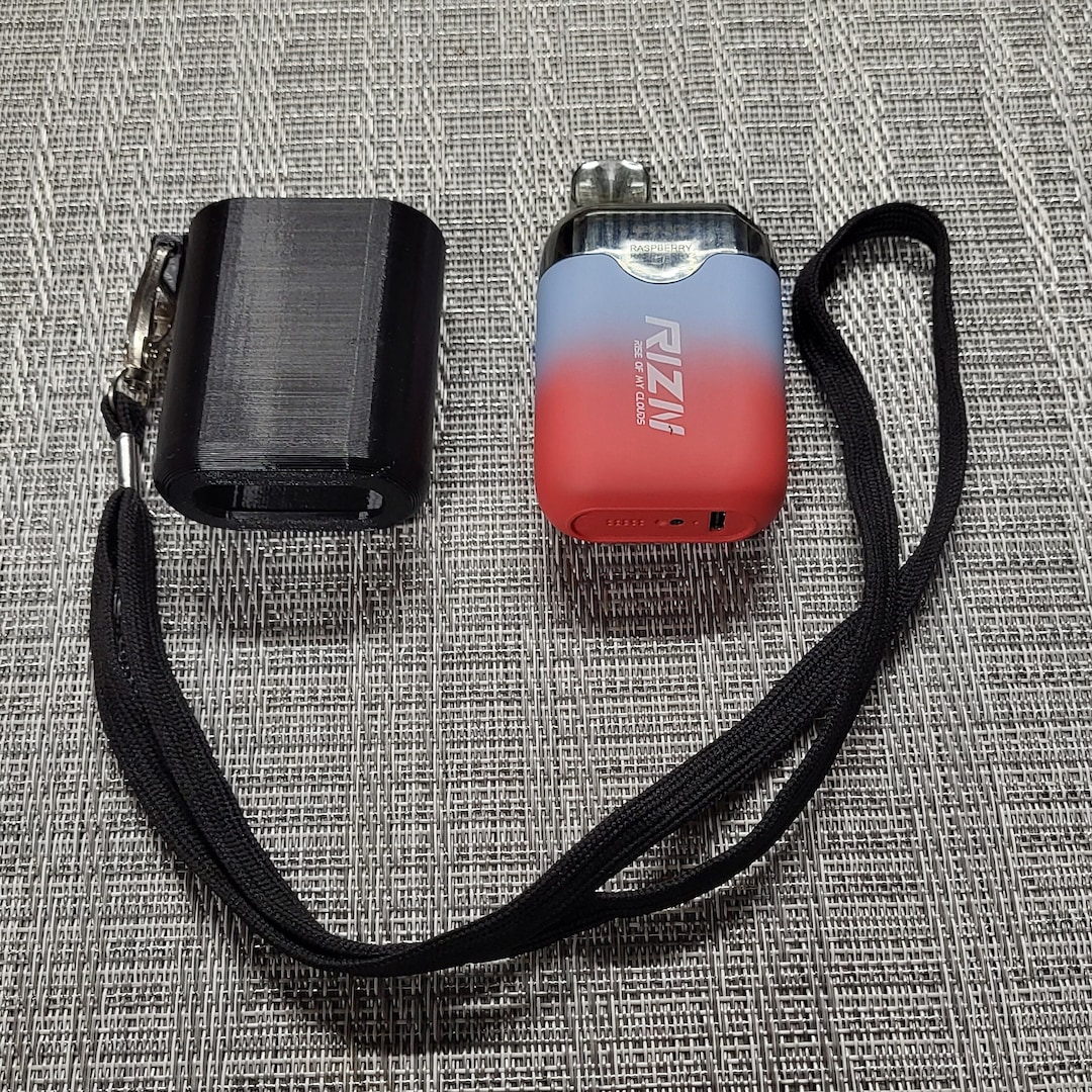 RIZN Mega Box Flexible Vape Case / Holder W/ Lanyard (BC5000) / Lux Bar ...