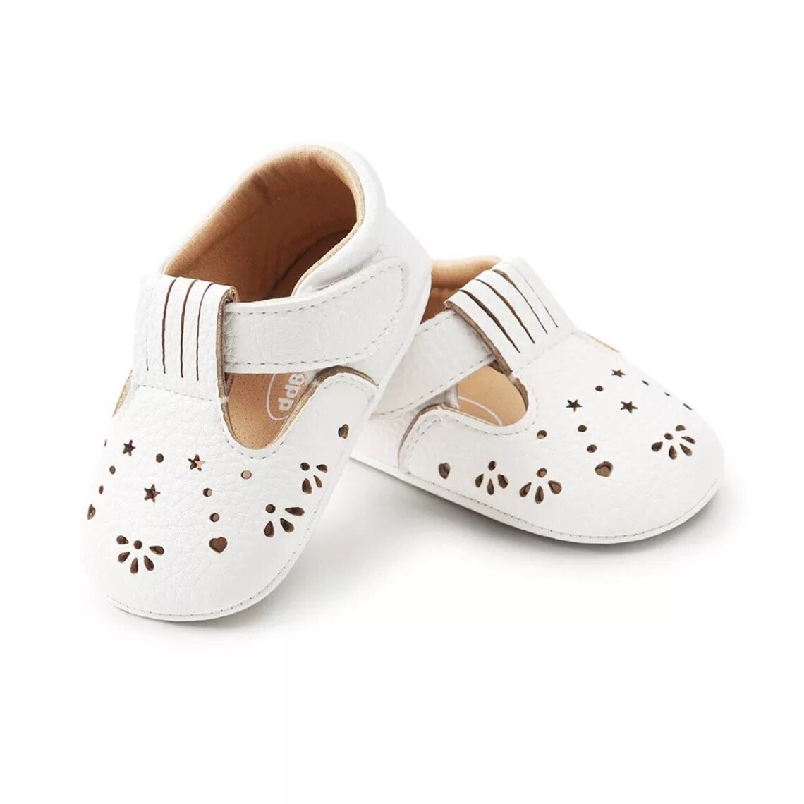 Baby Shoes White Pink Pre-walker Shoes Moccasins First Walker Shoes ...