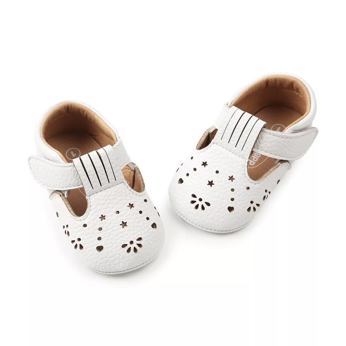 Baby Shoes White Pink Pre-walker Shoes Moccasins First Walker Shoes ...