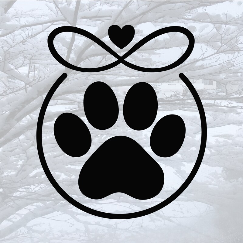 Infinity Paw Svg - Etsy
