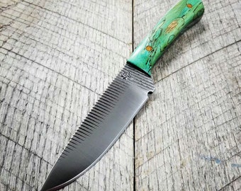 Custom Hand Made Full Tang Farrier Rasp Steel Cowboy Knife - Etsy