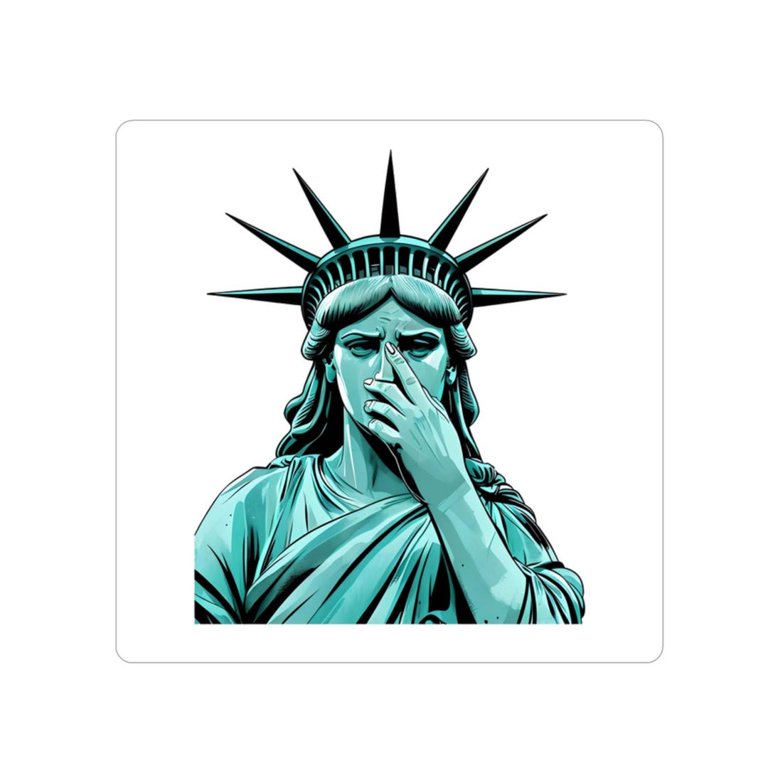 Die-cut Outdoor Stickers - Transparent Statue of Liberty Design, Car ...