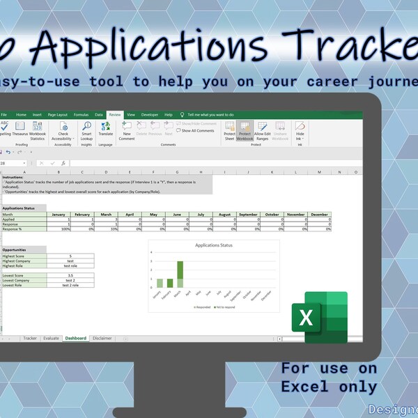 Excel Spreadsheet for Job - Etsy
