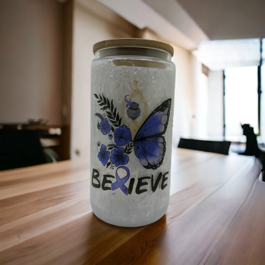 Butterfly Colon Cancer Colon Cancer Awareness Cancer - Etsy