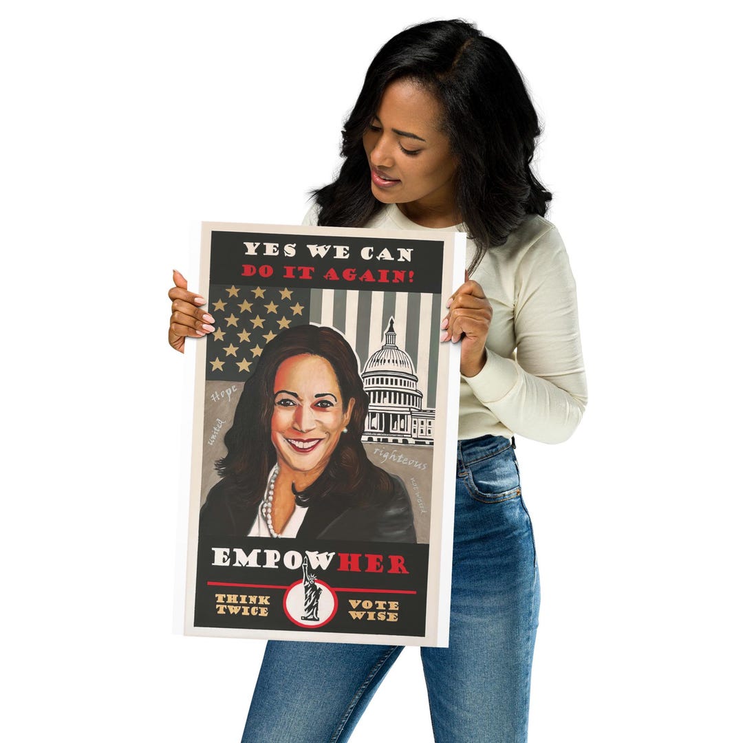 Kamala Harris 2024, Election Poster, Vote Kamala, Kamala 2024 Art ...