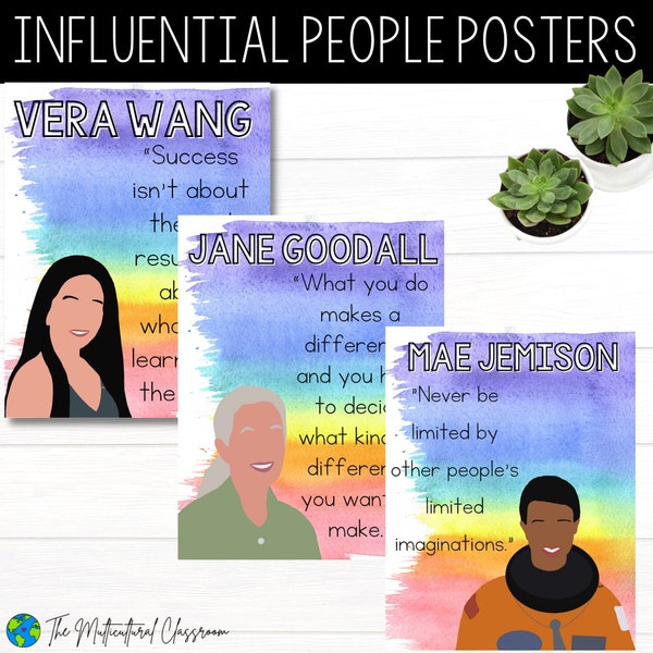 Influential People Posters - Etsy