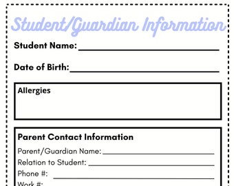 Editable Class Syllabus Template: Back to School Night Class - Etsy