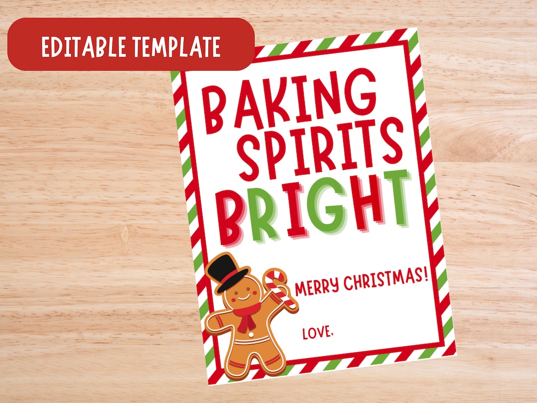 Baking Spirits Bright Digital Download, Baking Spirits Bright Teacher ...