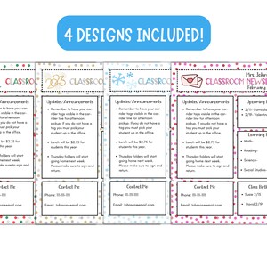 Winter Newsletter Templates, Holiday Newsletter Templates, December ...