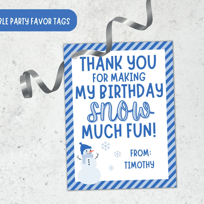 Winter Thank You - Etsy