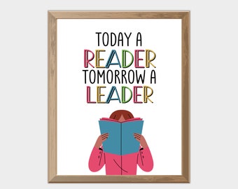 Classroom Library Posters With Book Character Silhouettes and - Etsy