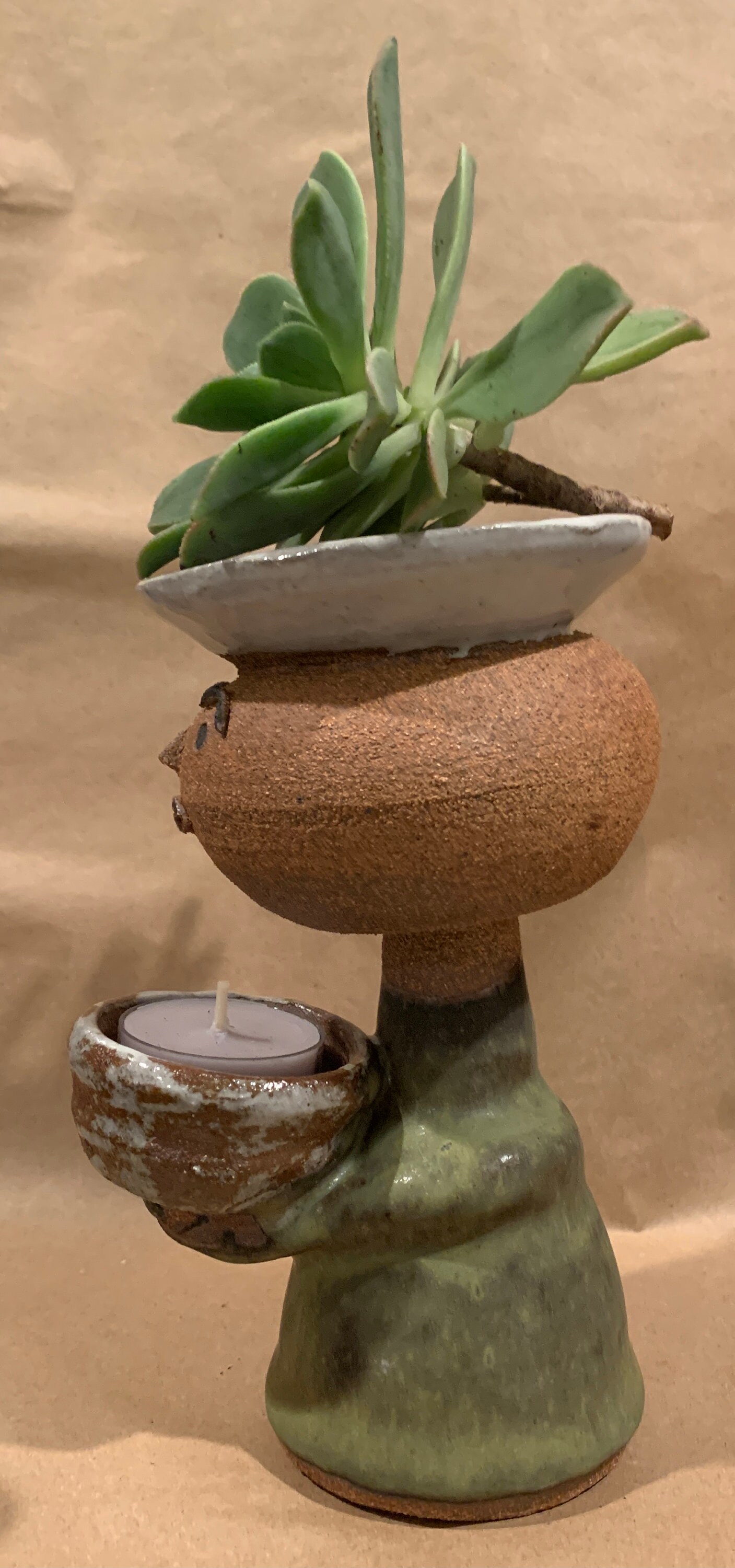Ceramic Handmade Centerpiece for Plants and Candles - Etsy