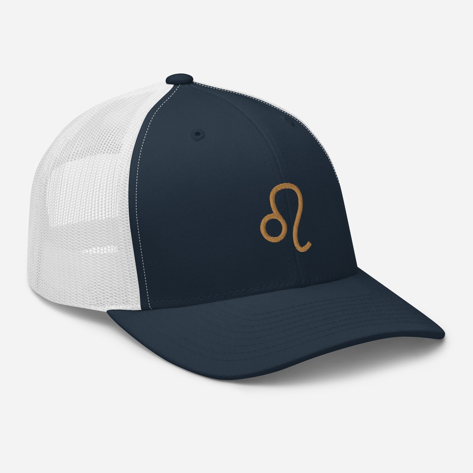 Leo Sign - Embroidered Trucker Cap - Etsy