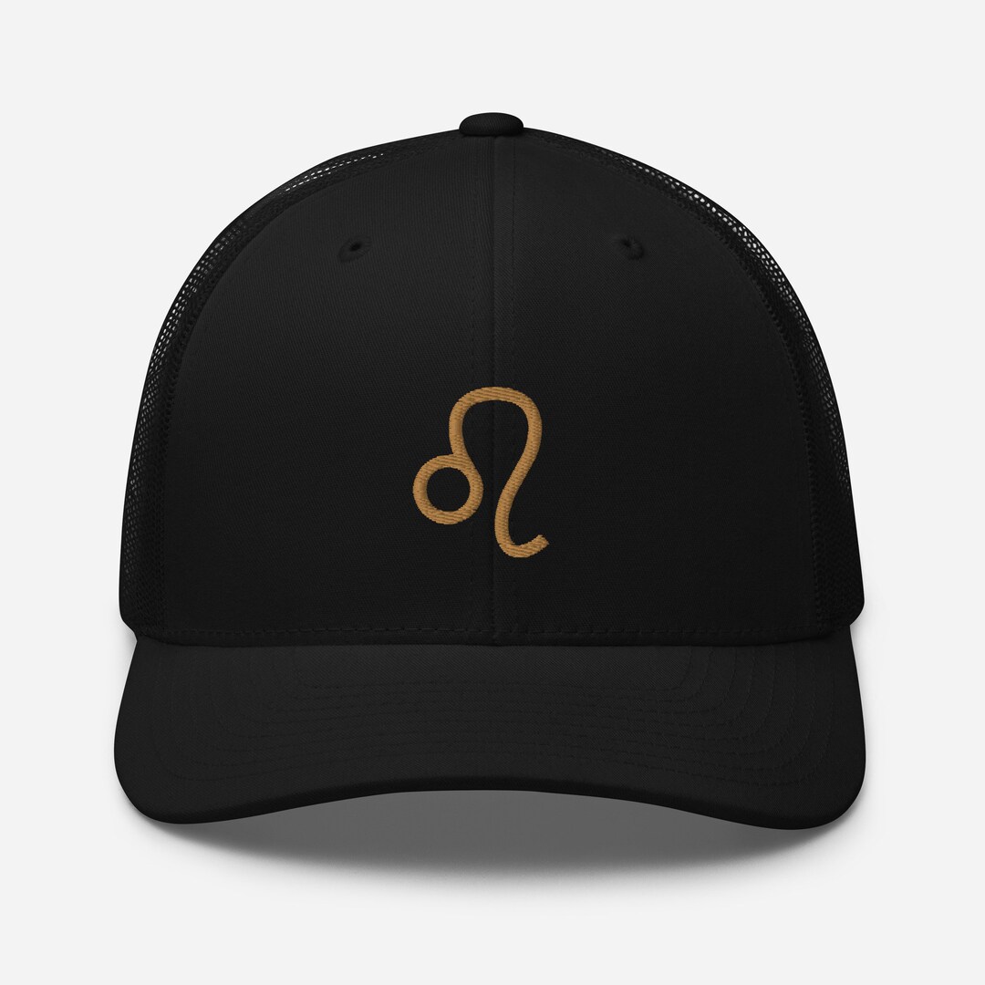Leo Sign - Embroidered Trucker Cap - Etsy