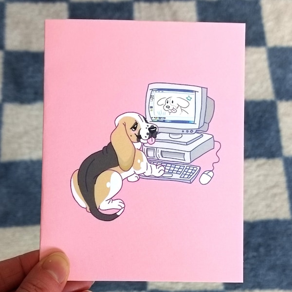 Cute Chibi Wolf Stickers Matte Vinyl Sticker - Etsy