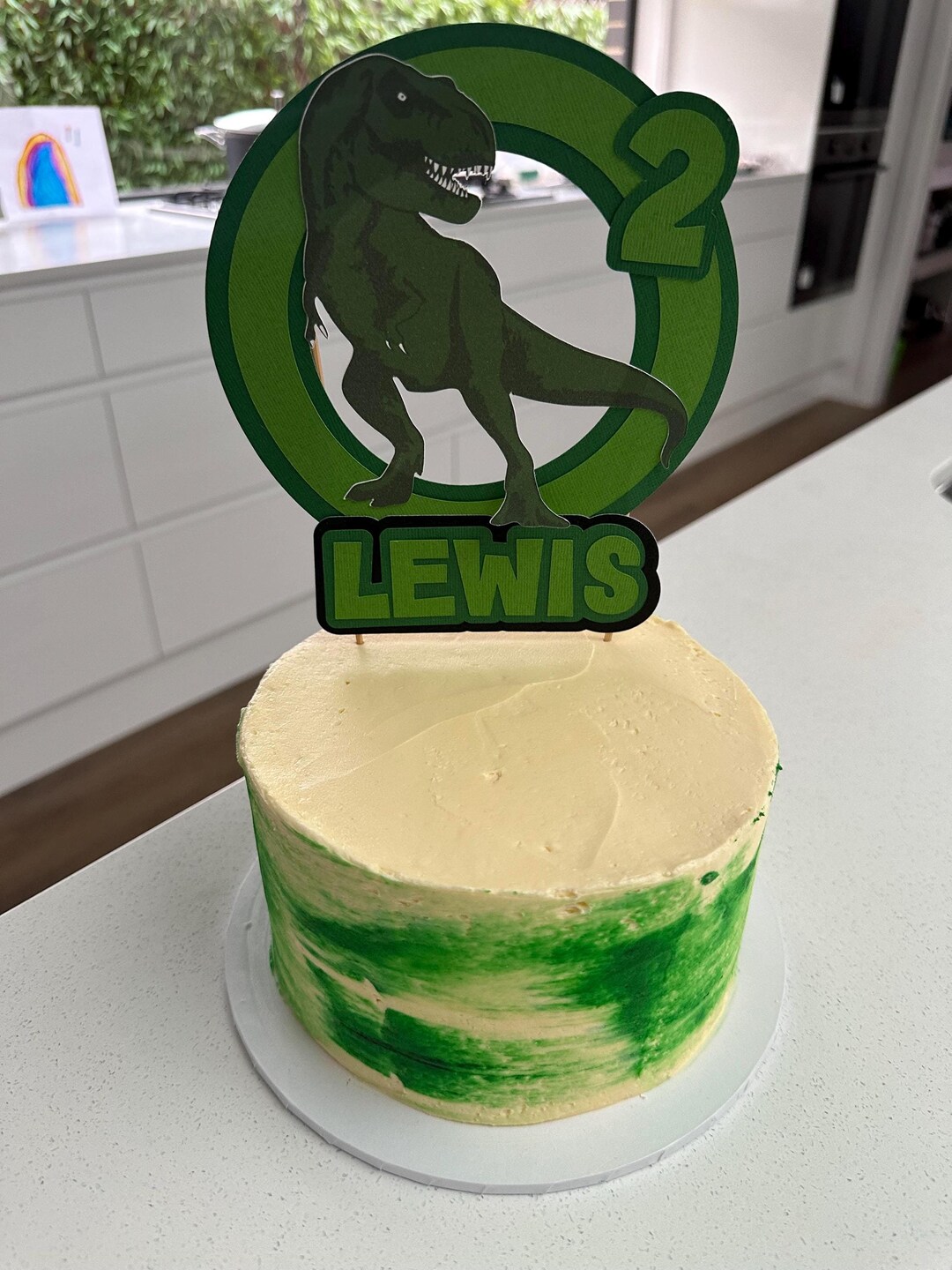 Dinosaur Cake Topper - Etsy